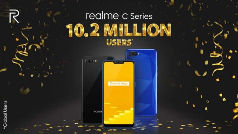 Realme C series chose by 10.2 Million global users