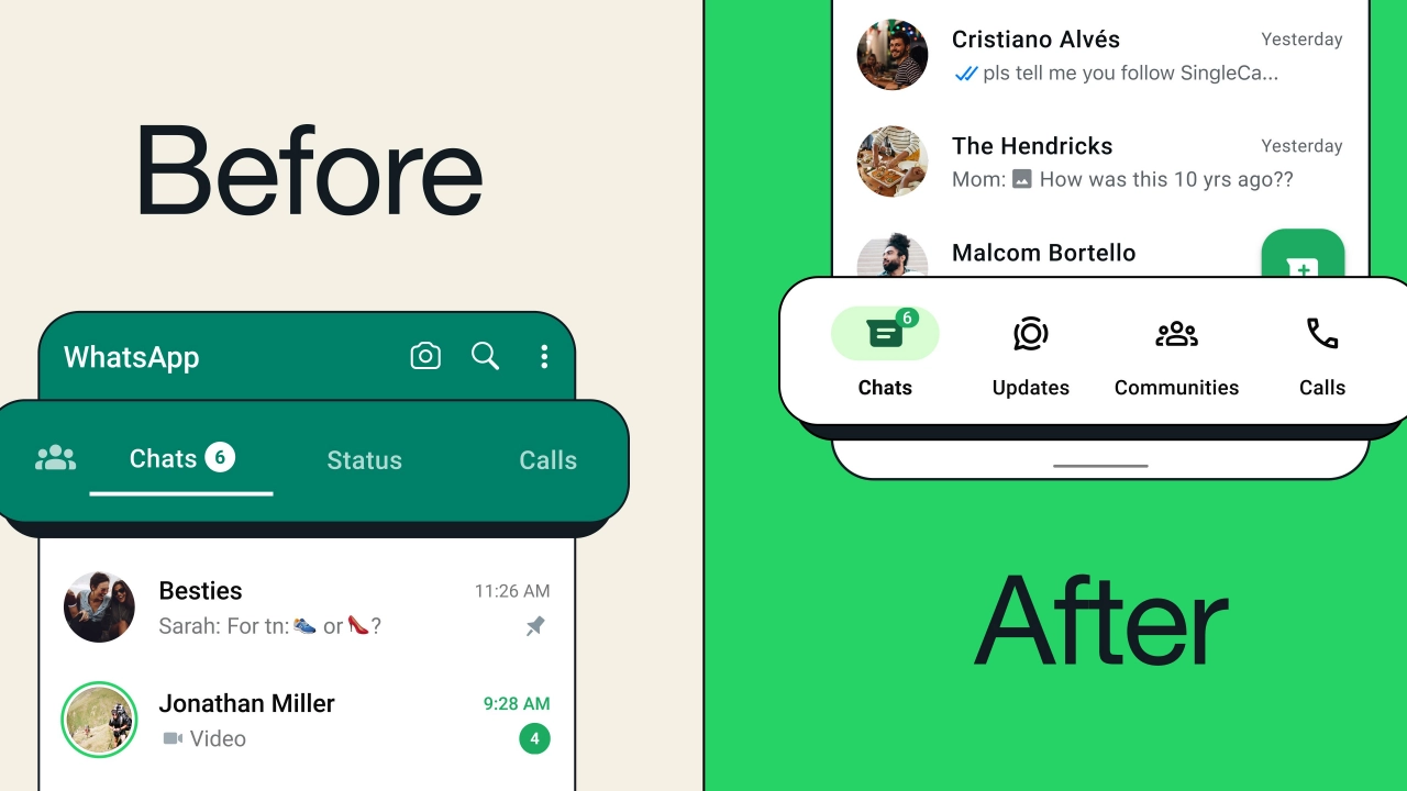 WhatsApp’s New Interface is Being Rolled Out to all Android Users